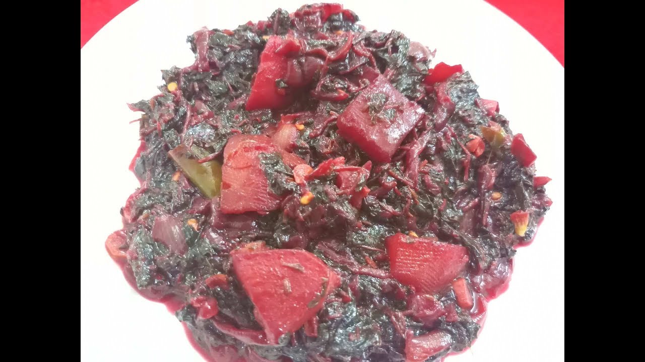 Laal Saag Recipe in hindi - YouTube