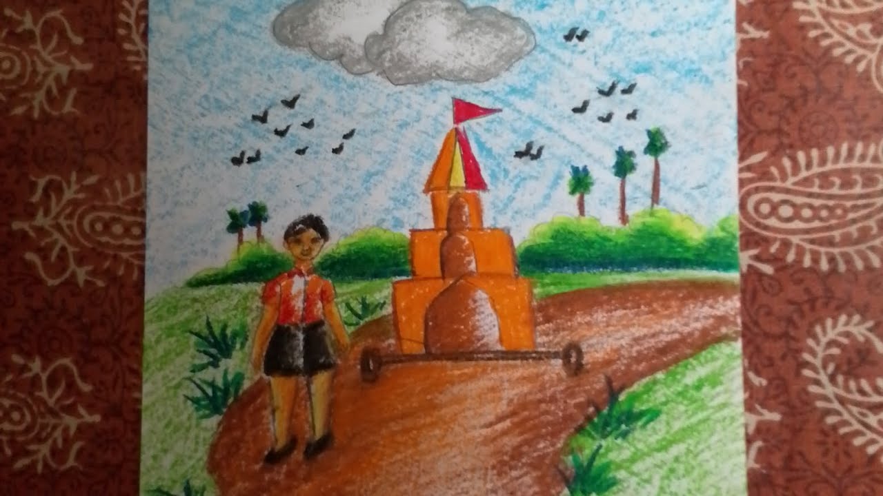 how to drawing Rath Yatra step by step - YouTube