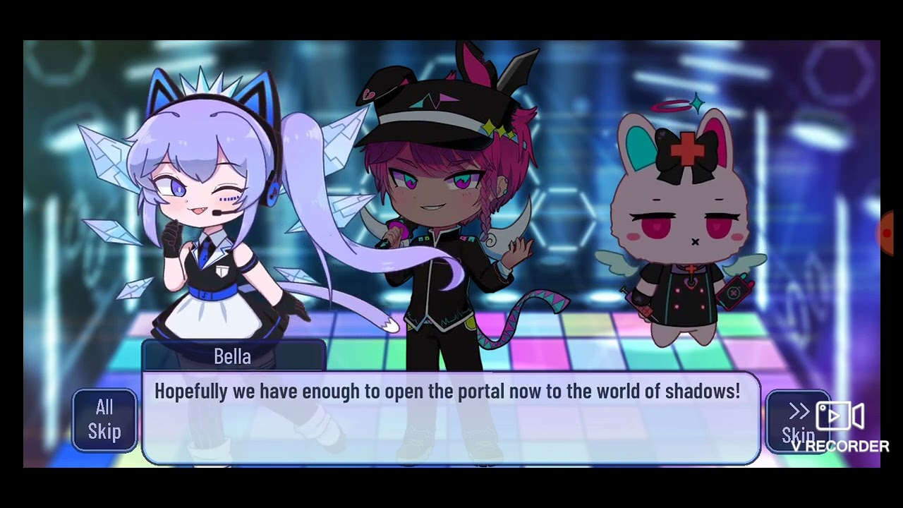 gacha club shadow neon end cutscenes - YouTube