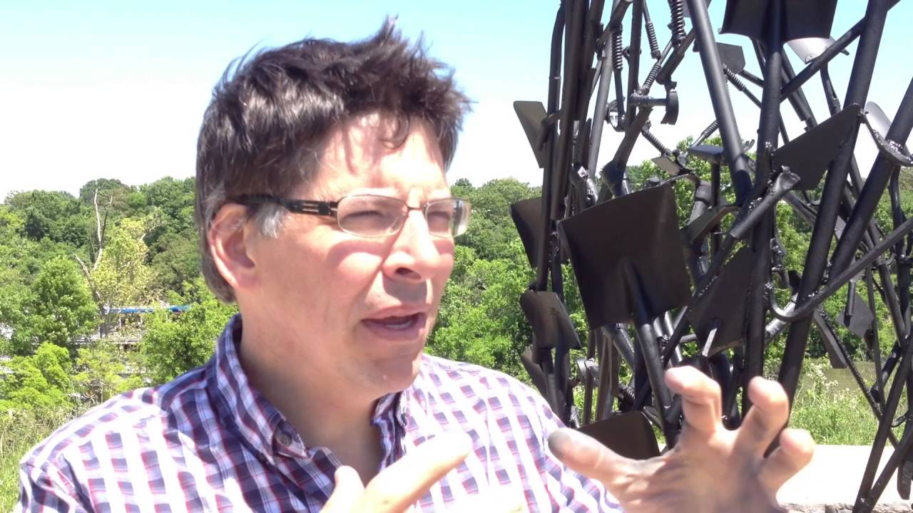 Artist Christopher Fennell describes his sculpture marking the May 2010 ...