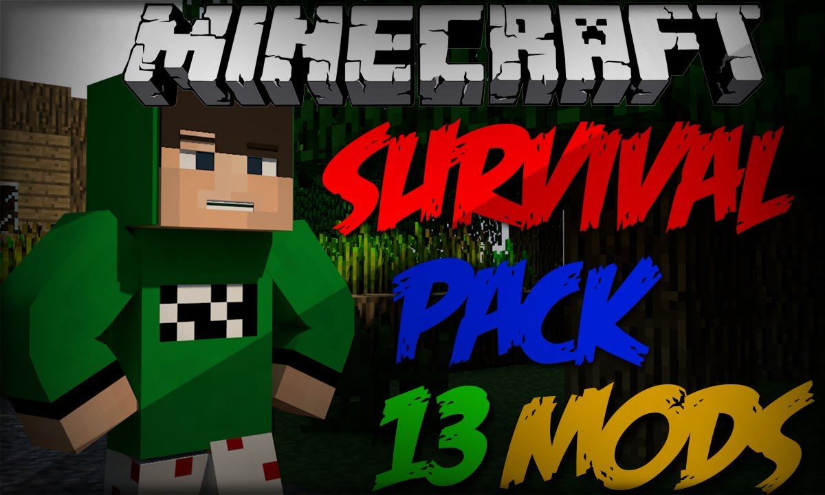 Minecraft-Survival ModPack #01!! .minecraft ( 13 MODS ) - YouTube