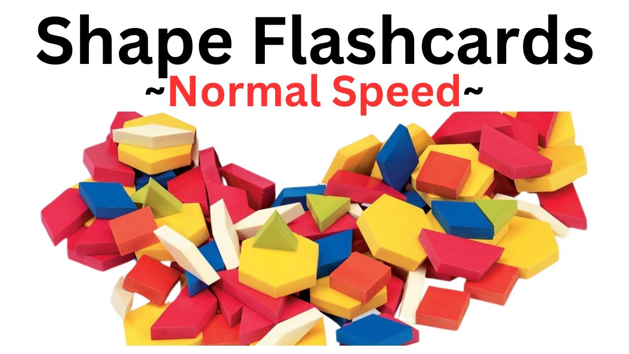 Shape Flashcards ~Normal Speed~ - YouTube