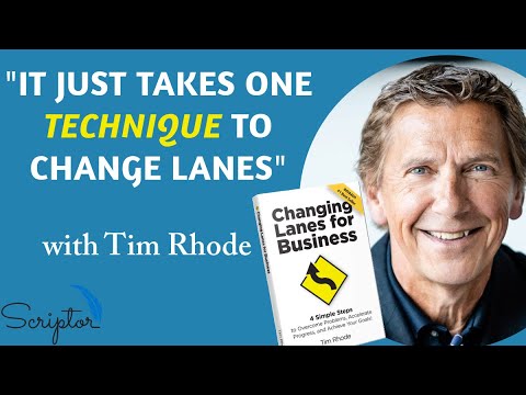 Tim Rhode Talks Simplicity and His New Book "Changing Lanes for ...