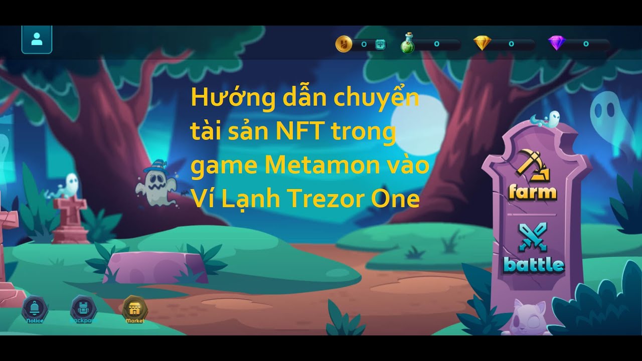 Làm sao để chuyển NFT game Metamon vào ví lạnh Trezor One - YouTube