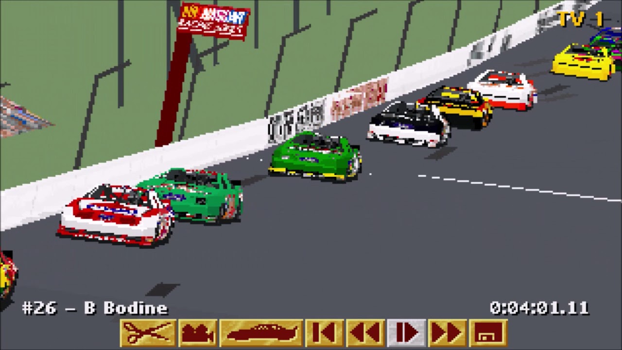 NASCAR Racing (PC) - Dover - YouTube