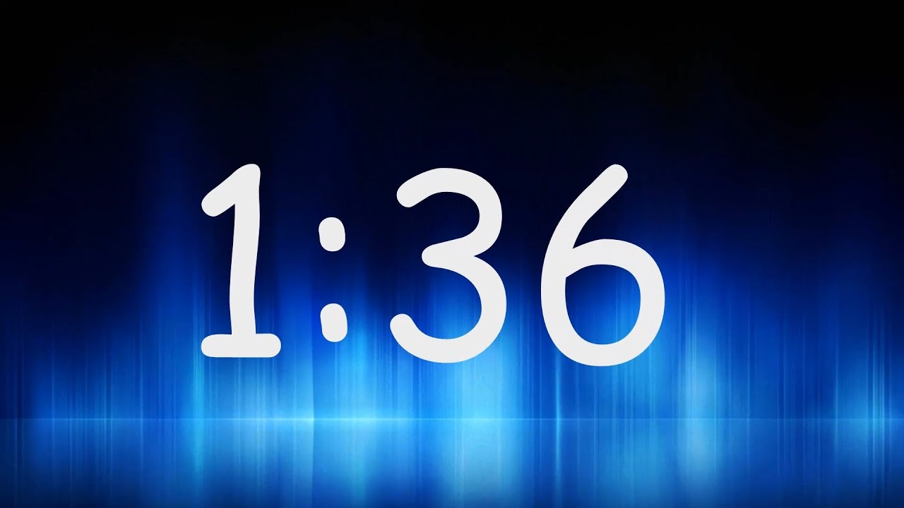 1:36 Minutes Timer / Countdown from 1min 36sec - YouTube