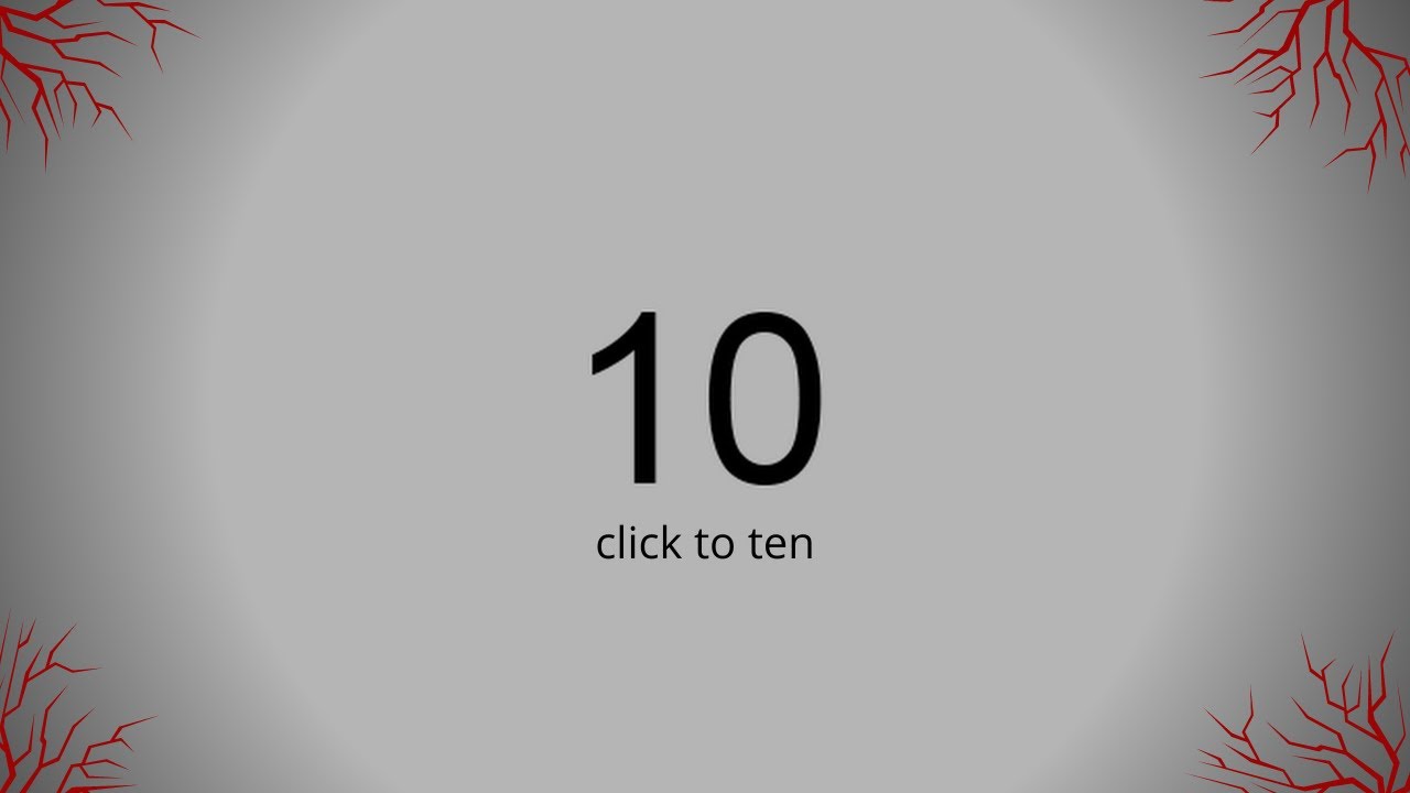 How hard can clicking to ten be? (Click to Ten gameplay) - YouTube