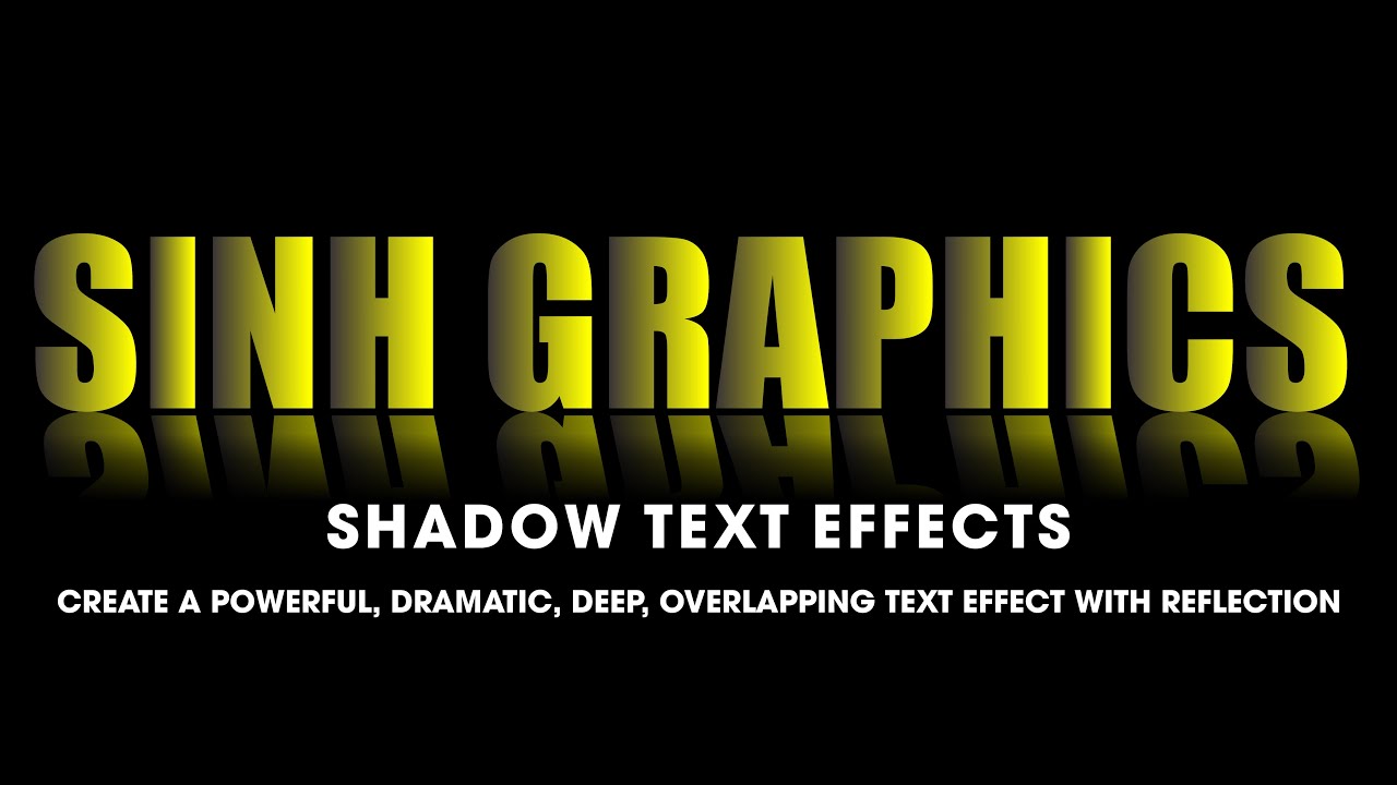 Typography tutorial |Shadow Text Effects Create Dramatic, Deep ...