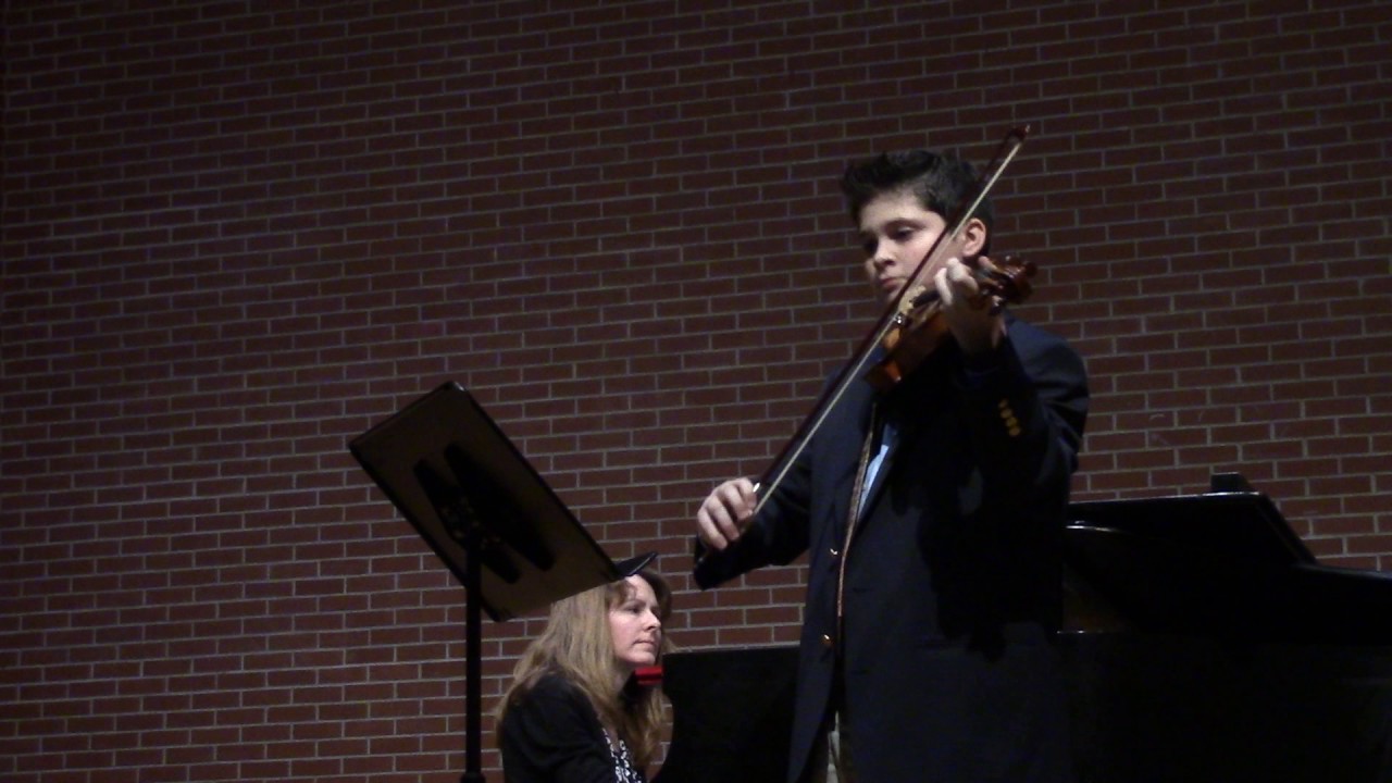 Jonathan's Violin Recital spring 2017 - YouTube