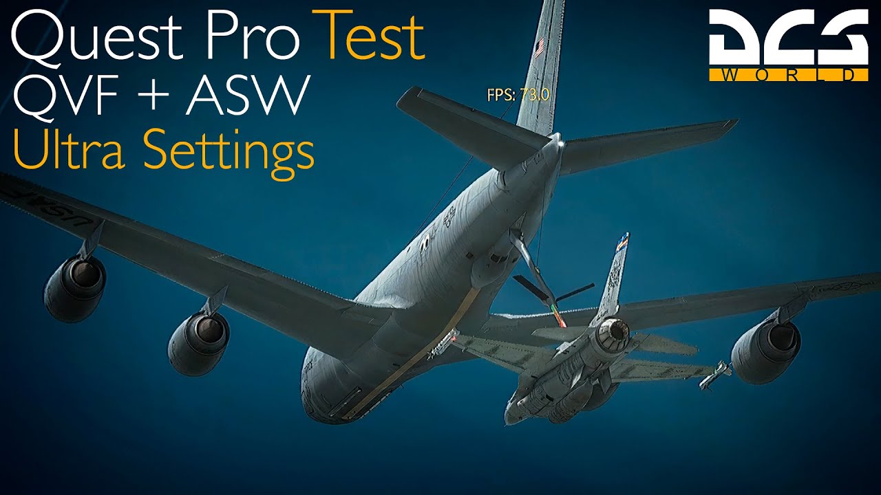 DCS WORLD | ULTRA SETTINGS | Meta Quest PRO + QVF + ASW Test | F-16 ...