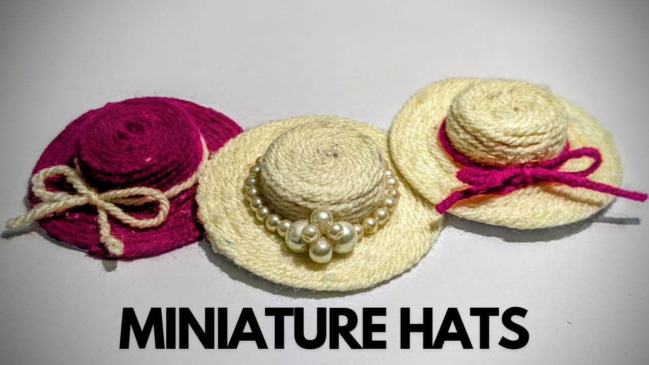 DIY Miniature hat - YouTube