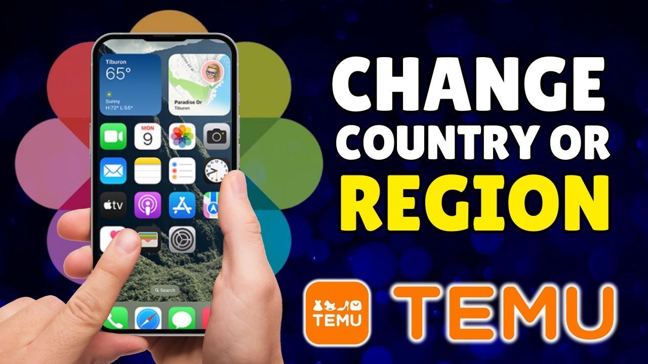 How to Change Country/Region on Temu - YouTube