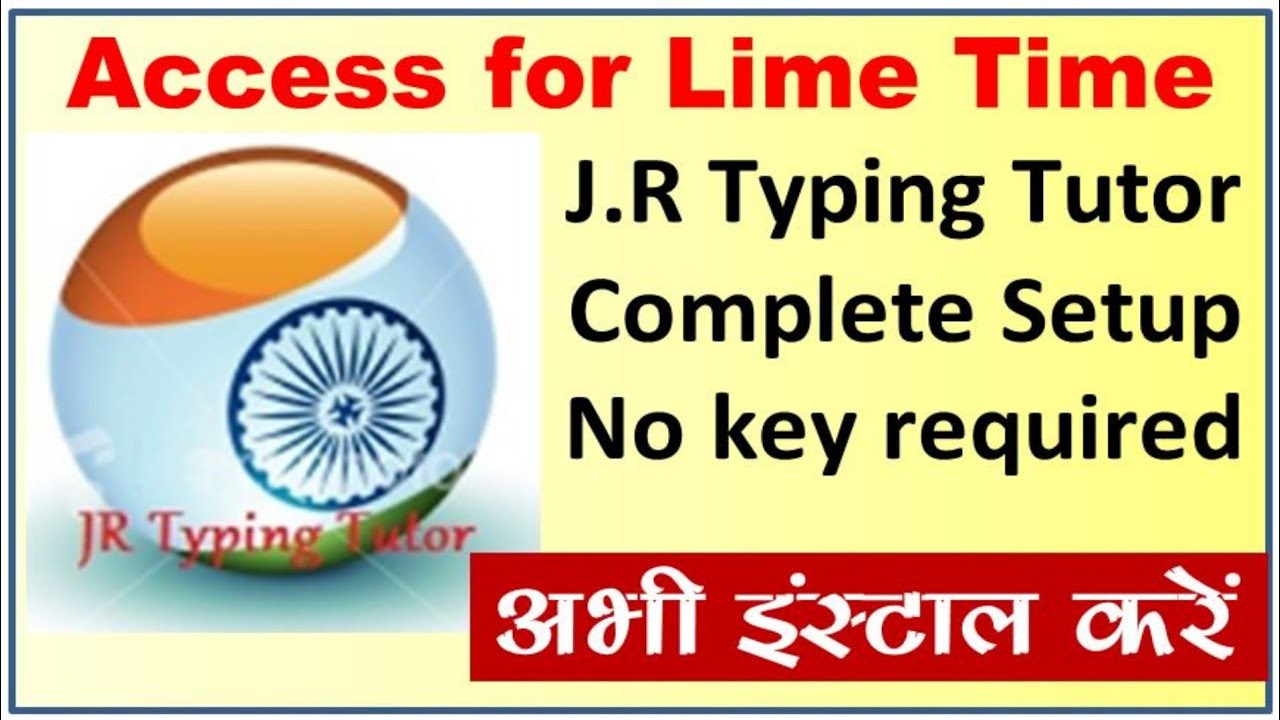 J.R Typing’s Tutor Free Installation | Free J R Full Mode Setup 2021 ...
