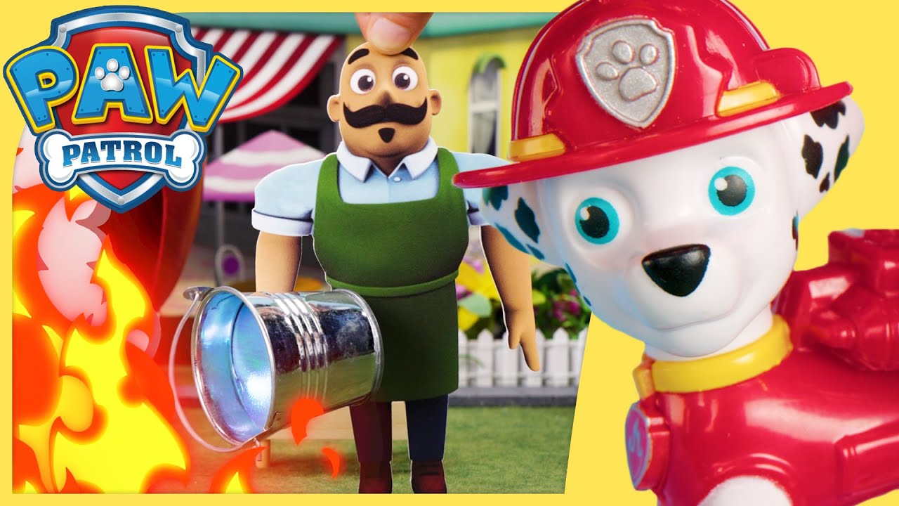 The Pups Save Mr. Porter from a Fire! - PAW Patrol Toy Play Episode for ...