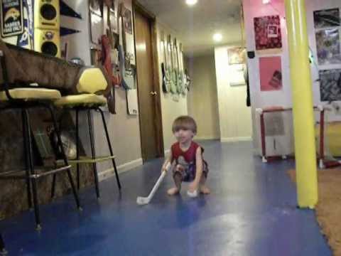 rick jeanneret basement hockey Liam Roe - YouTube