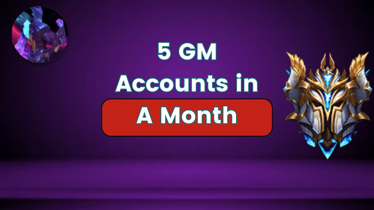 I Got 5 Accounts To Grandmaster in A Month Playing Solo Queue - YouTube