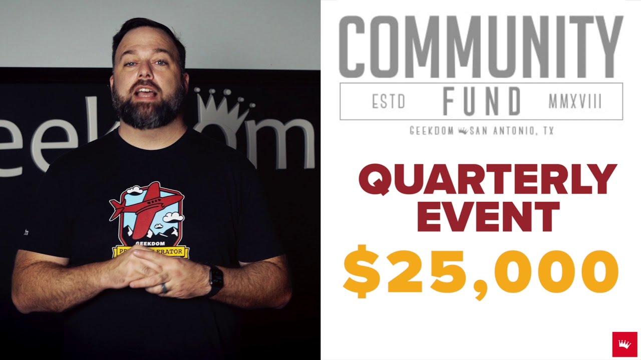 What is the Geekdom Community Fund? - YouTube