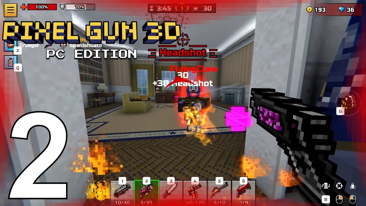 Pixel Gun 3D PC Edition Part 2 Gameplay Walkthrough PC Steam - YouTube