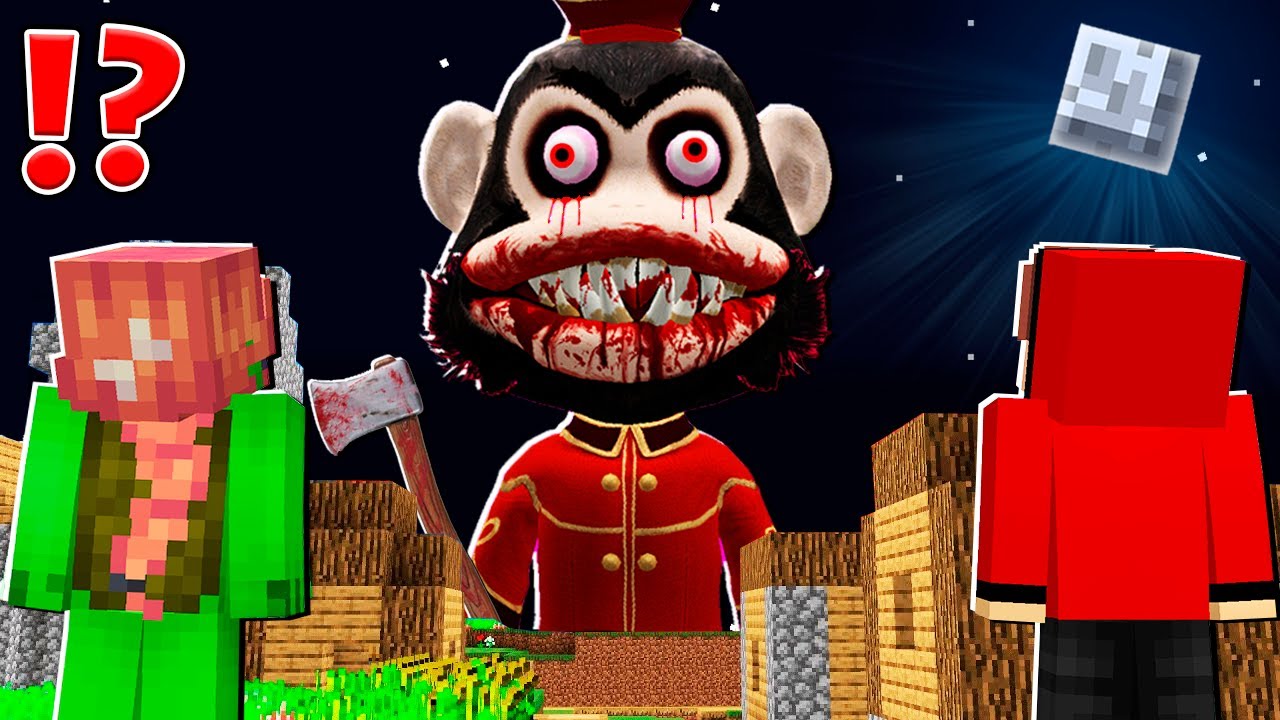 How Creepy MONKEY.EXE BECAME TITAN and ATTACK JJ and MIKEY Girls at 3am ...