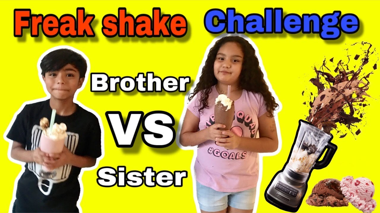 FREAK SHAKE CHALLENGE! (WHO THE WINNER?) - YouTube