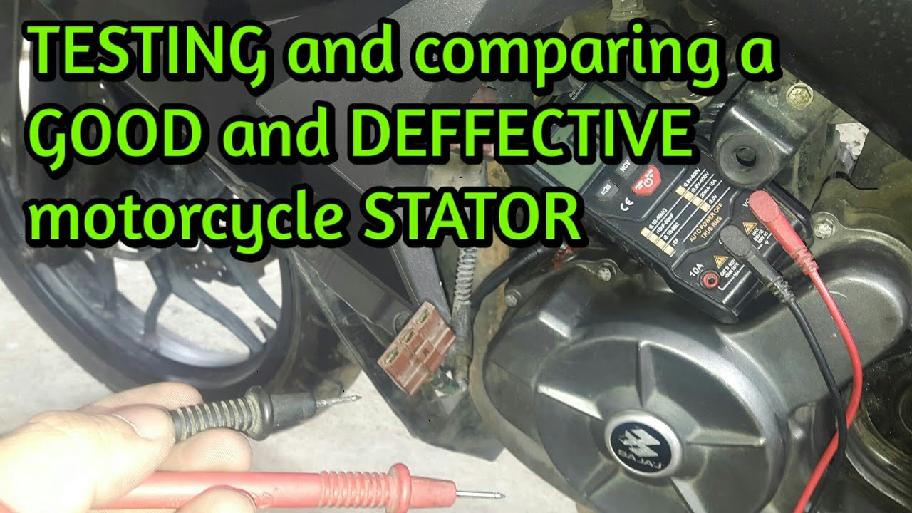 How to TEST & DIAGNOSE a motorcycle STATOR #motorcycle - YouTube