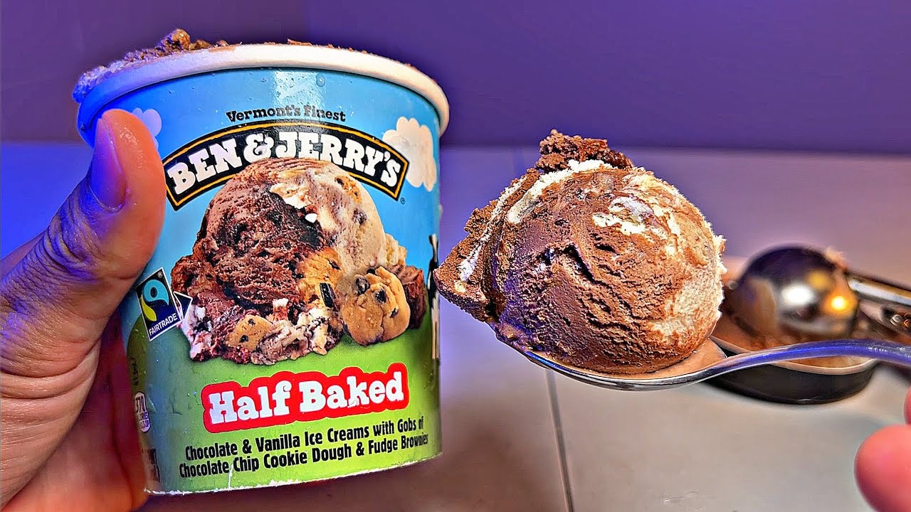 Ben and Jerry's Half Baked Ice Cream Review - YouTube