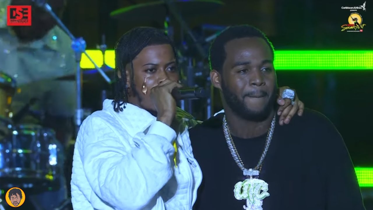 Nhance CRY Tears During His Sumfest Performance With Teejay - YouTube