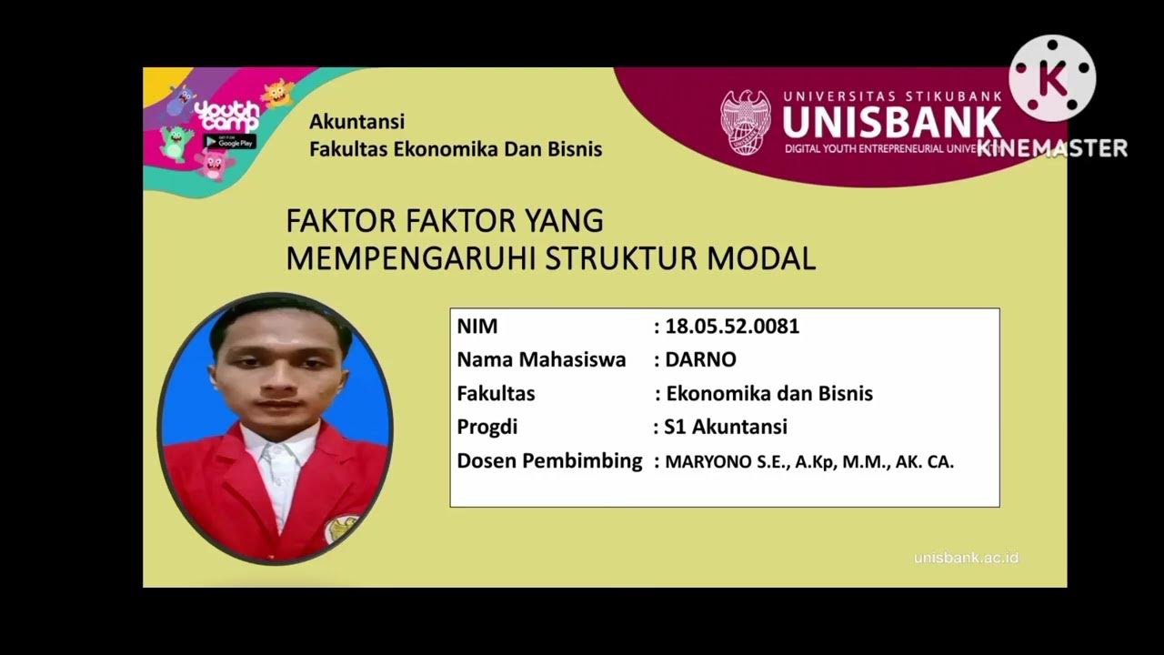 FAKTOR-FAKTOR YANG MEMPENGARUHI STRUKTUR MODAL PADA INDUSTRI MANUFAKTUR DI BURSA EFEK INDONESIA ...