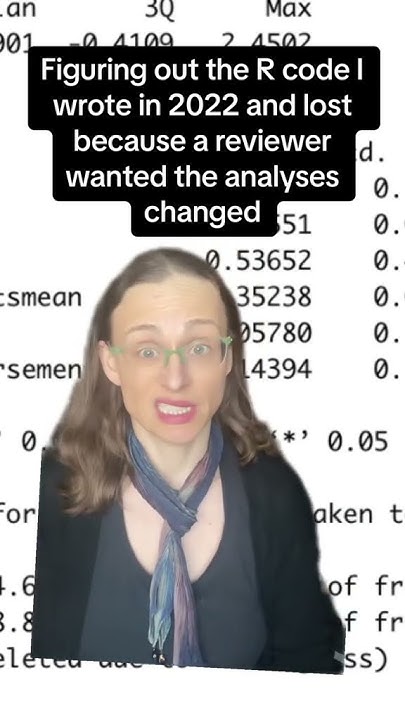 Redoing R code - YouTube