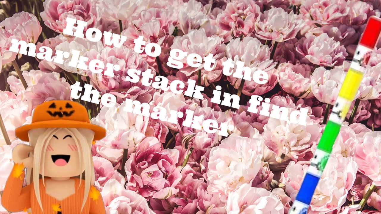 How to get the marker stack in find the marker|| roblox - YouTube