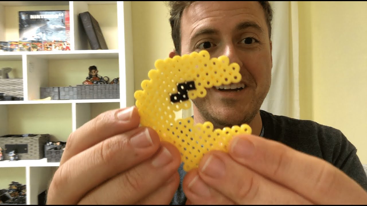 How to make Pac-Man out of Perler Beads! #pacman #perlerbeadart - YouTube