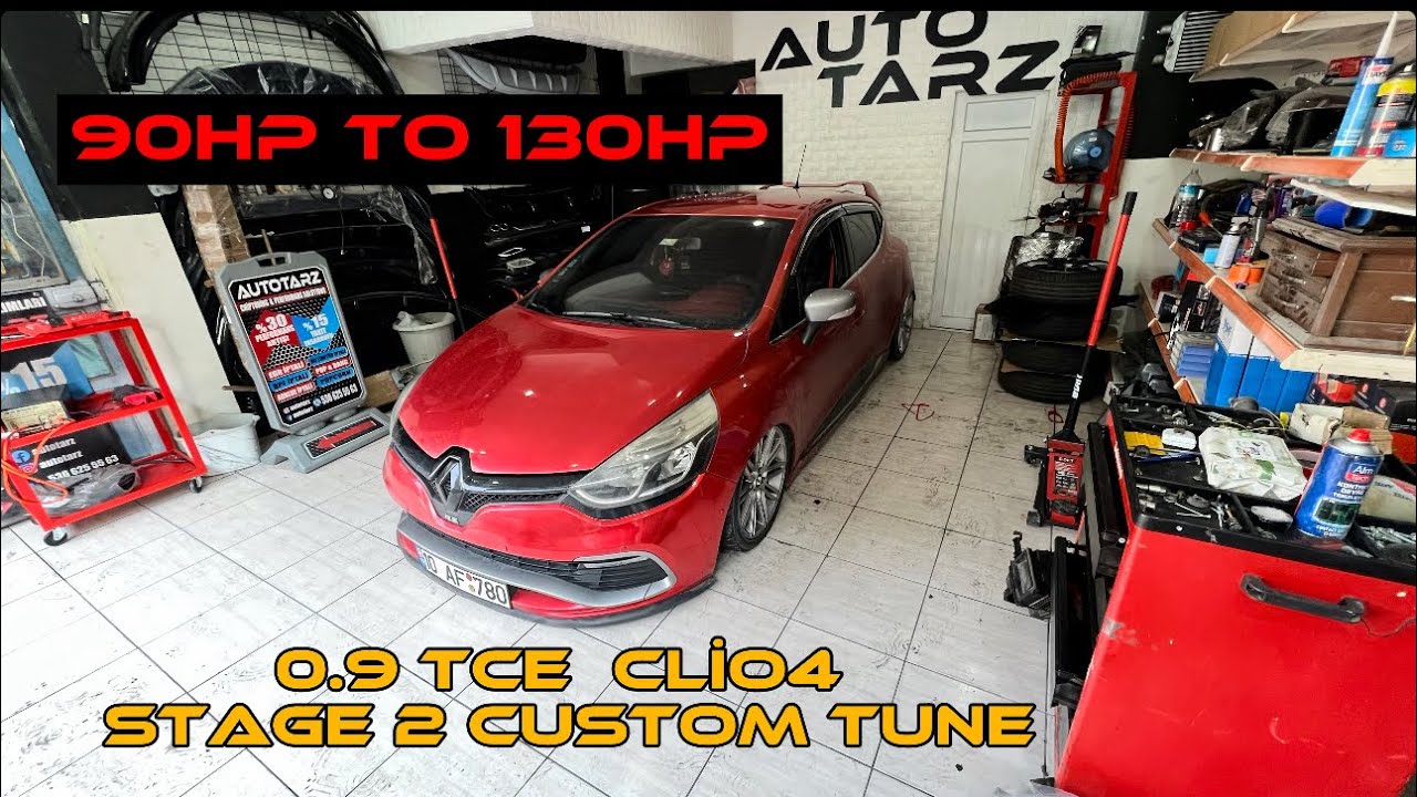 0.9TCE CLIO 4 STAGE 2 CHİPTUNİNG - YouTube