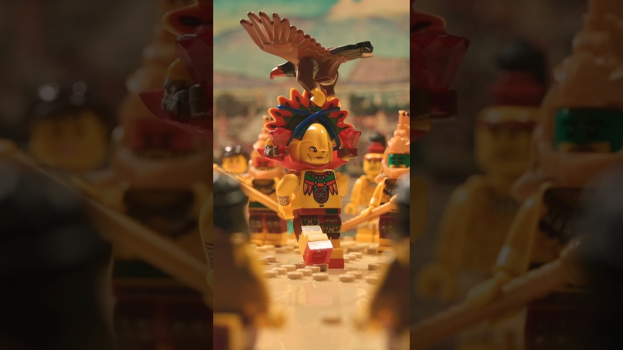 Lego Aztec Market 🦅#lego #legoanimation #stopmotion #legostopmotion # ...