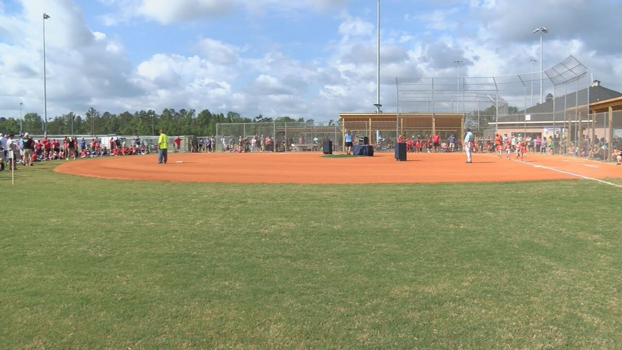 Opening Day at Hendrix Park in Bryan County underway - YouTube