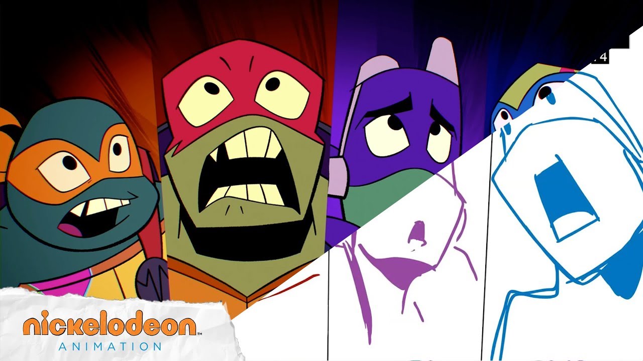 "Origami Tsunami" Animatic | Rise of the TMNT | Nick Animation - YouTube