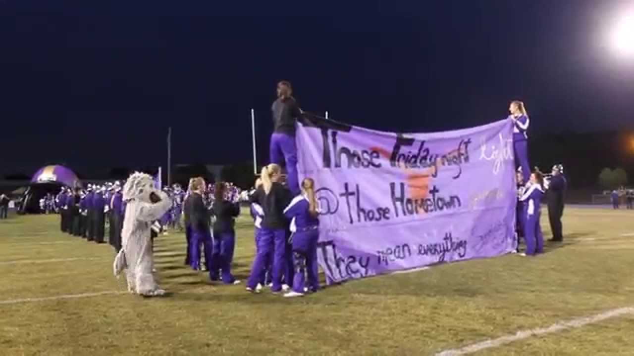 Senior Night - Heavener Wolves Take Field - YouTube