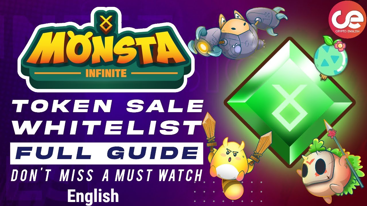 Monsta Infinity Token Sale Whitelist Process Full Guide - English - YouTube