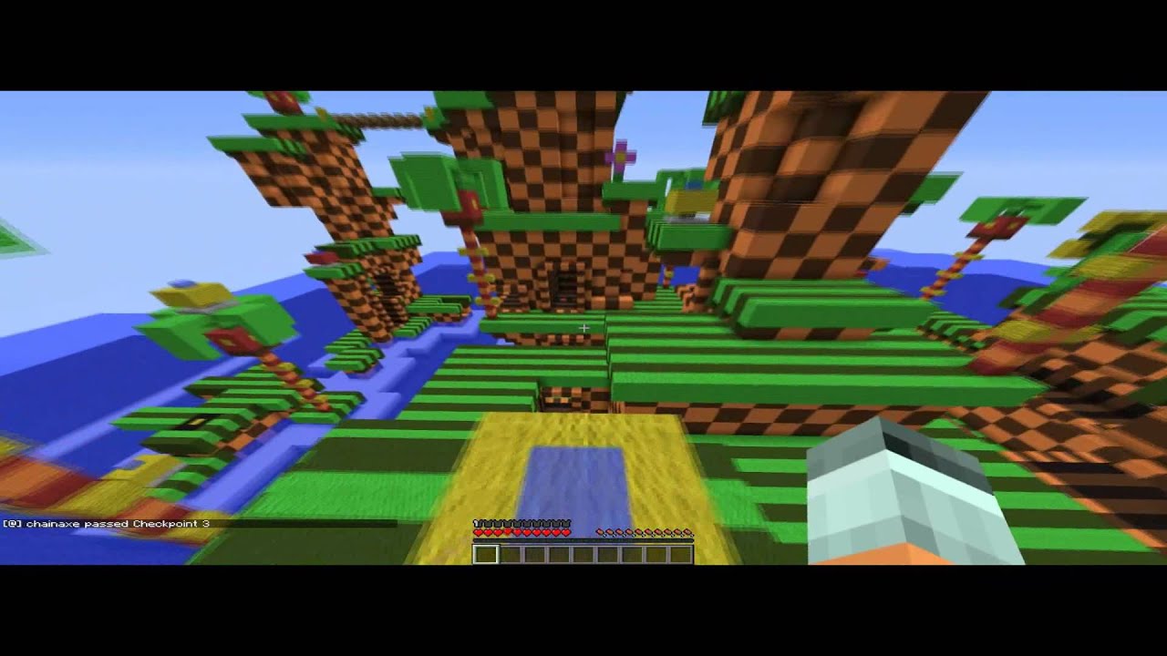 Sonic The Hedgehog Race Map In Minecraft!! Minecraft Custom Map! w ...