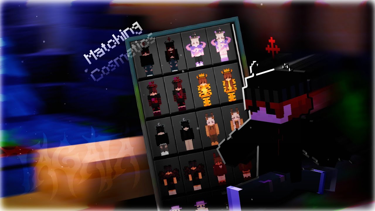 Working Skins Cosmetics pack (Works on Hive)! 40+ Matching Skins With ...