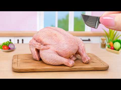 Miniature Cooking Dave's Hot Chicken | Miniature Cooking Challenge by Mini Delghts