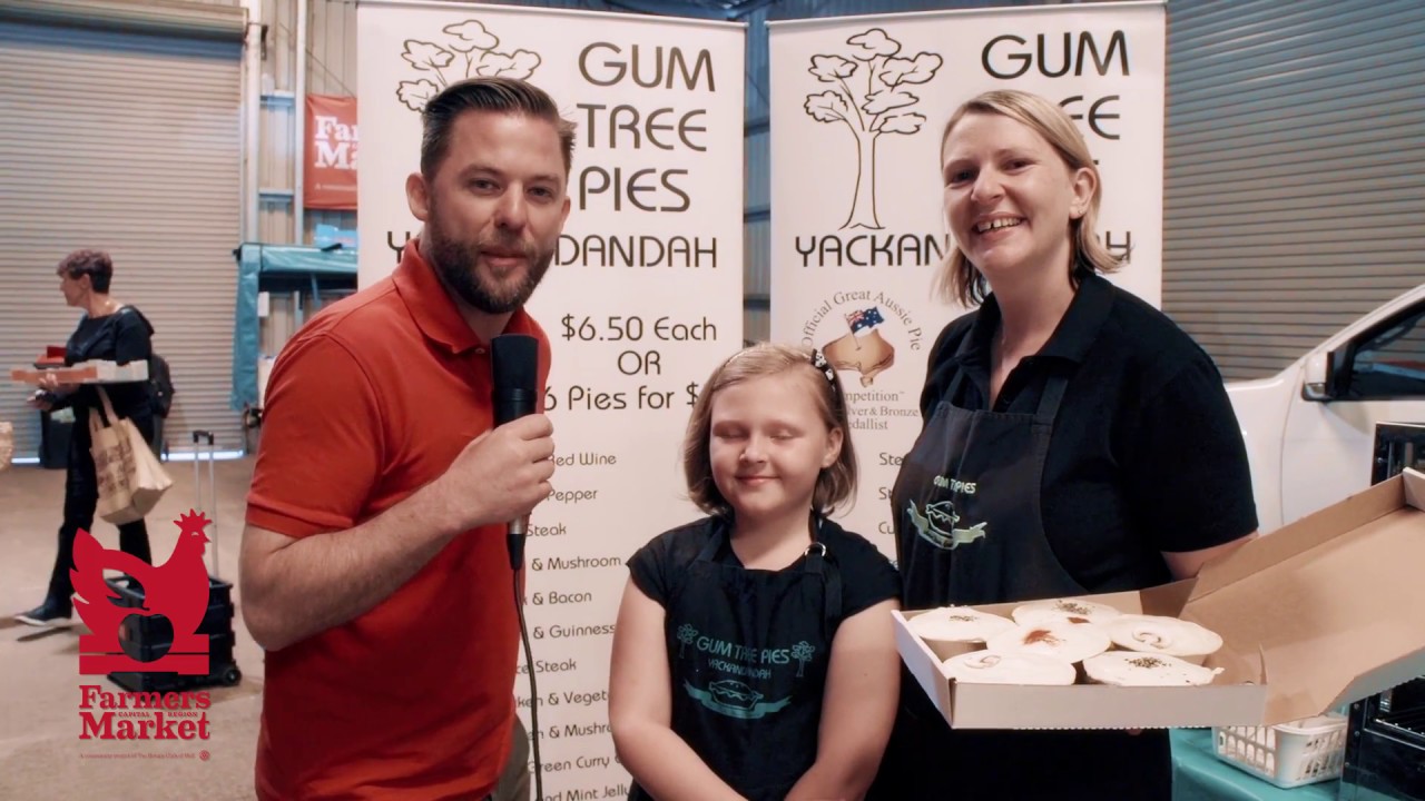 Gum Tree Pies - Capital Region Farmers Market Canberra - YouTube