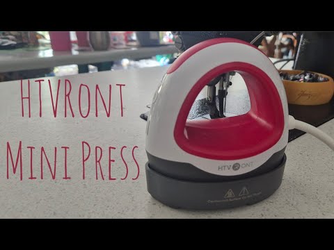 HTVRont mini press - YouTube