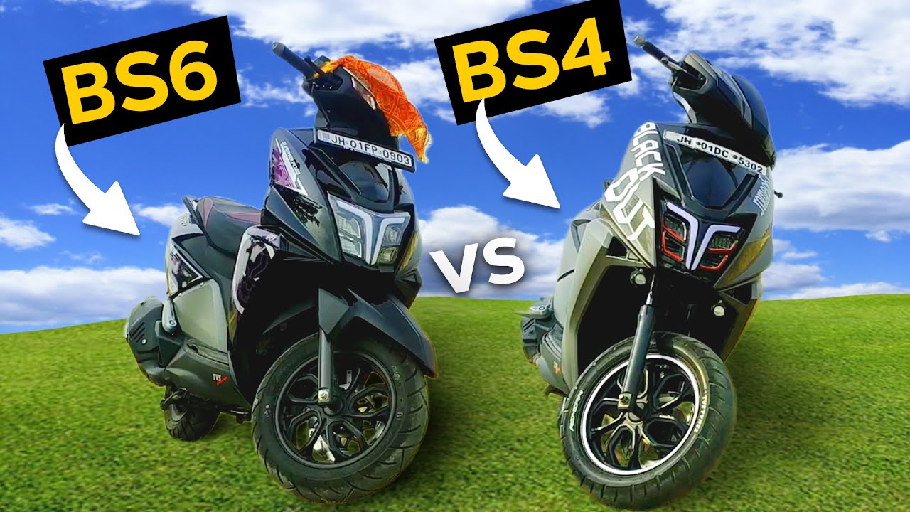 TVS ntorq BS4 vs BS6 - YouTube