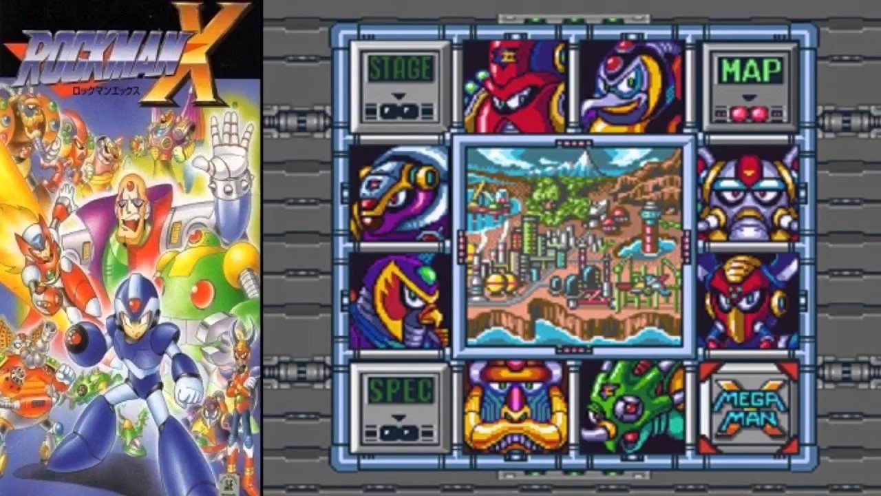 Megaman X - Stage Select(Megaman 7 Remake) - YouTube