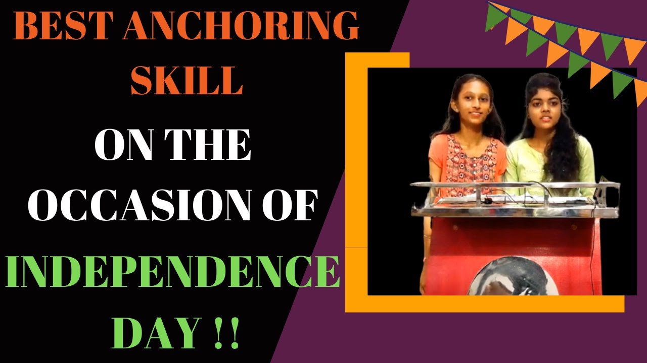 Best Anchoring skill on occassion of Independence day | English Grammar ...