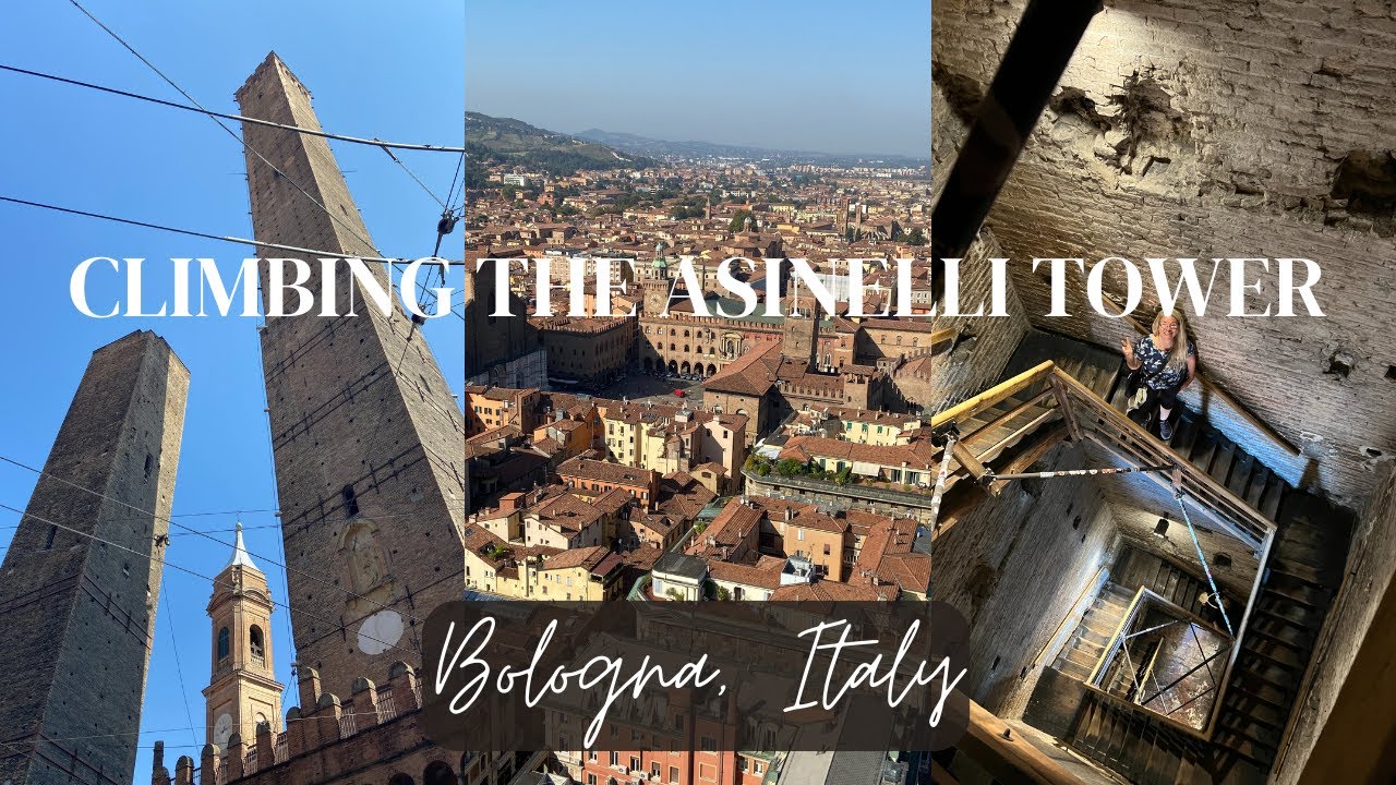 Climbing the Asinelli Tower in Bologna Italy - YouTube