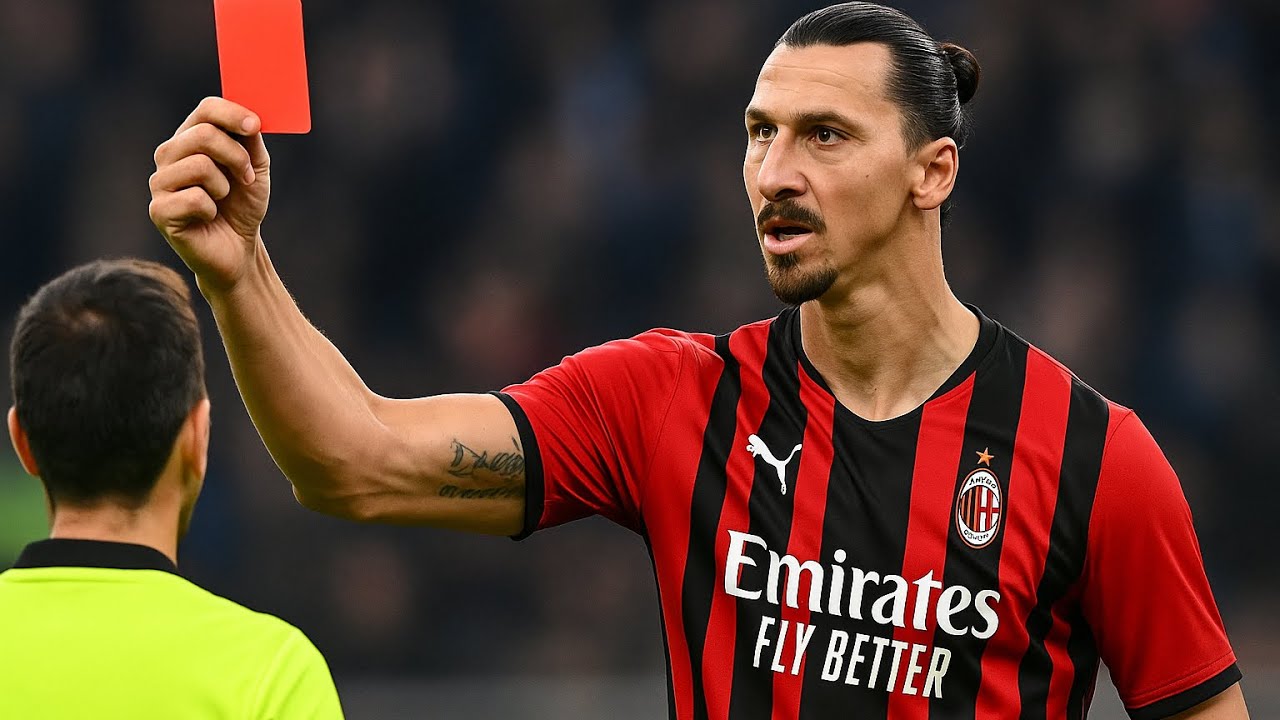 Zlatan Ibrahimović Shows Red Card to the Referee! | Ultimate Power move ...