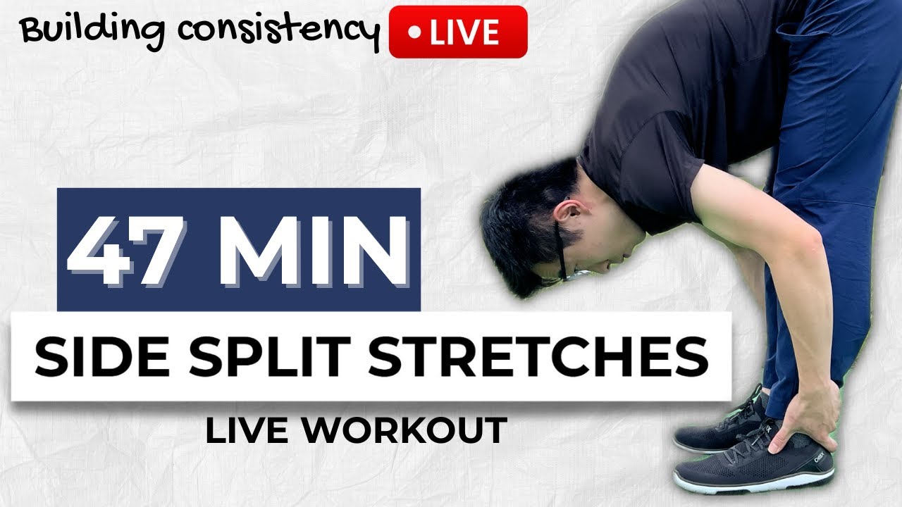 Slow Saturday Stretch - Side Splits Focus (Home Workout) - YouTube