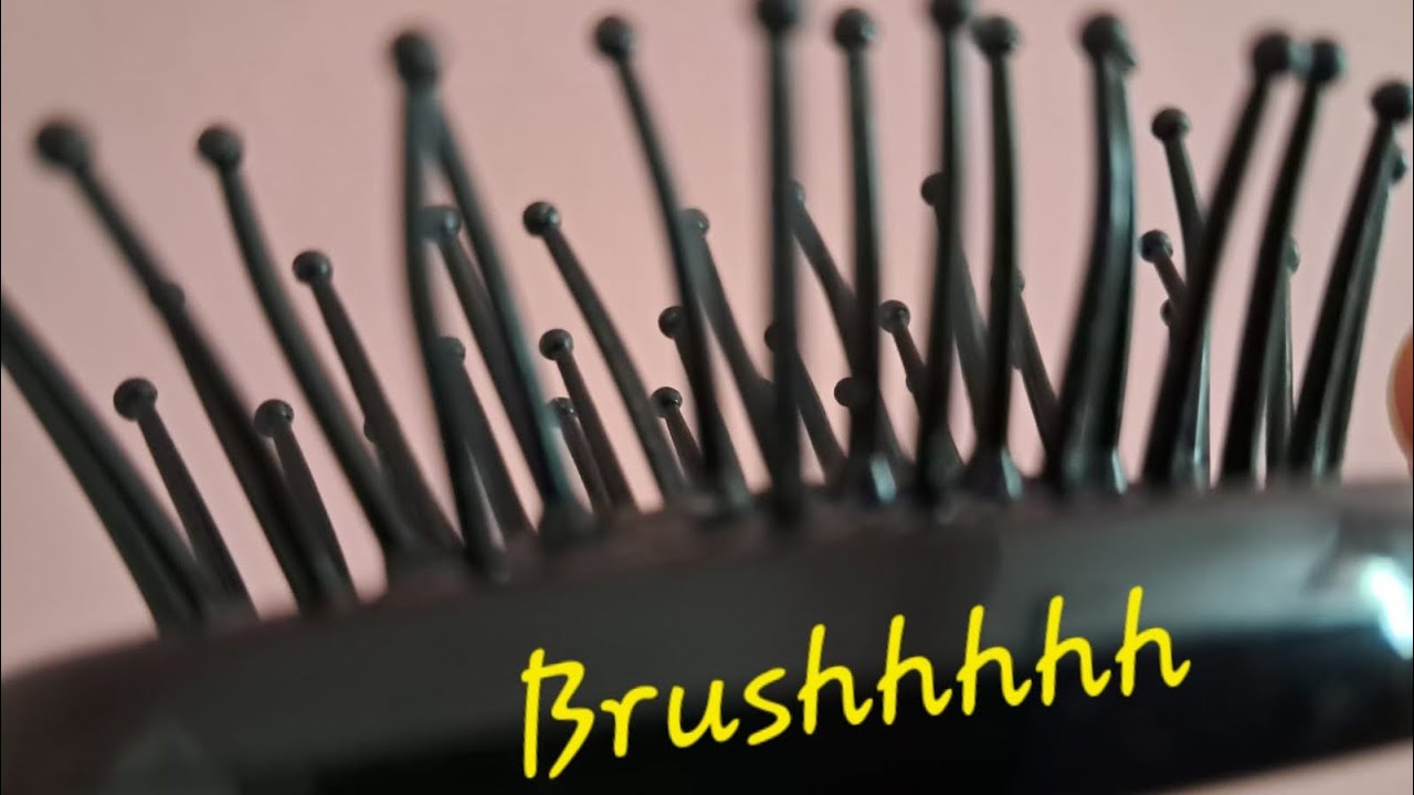 ASMR Camera Brushing with Hairbrush - YouTube