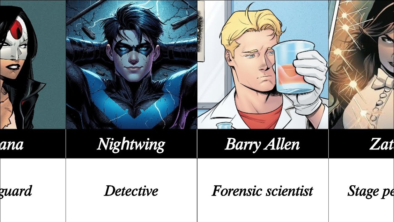 Day Jobs of DC Heroes - YouTube